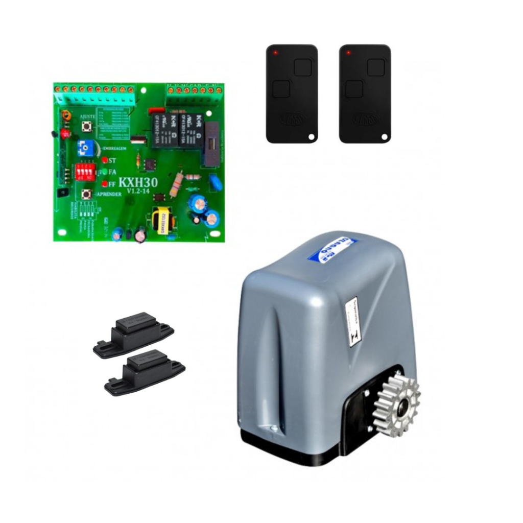 Kit de motor Dz Nano turbo 600kg con 2 controles remotos - Tolek